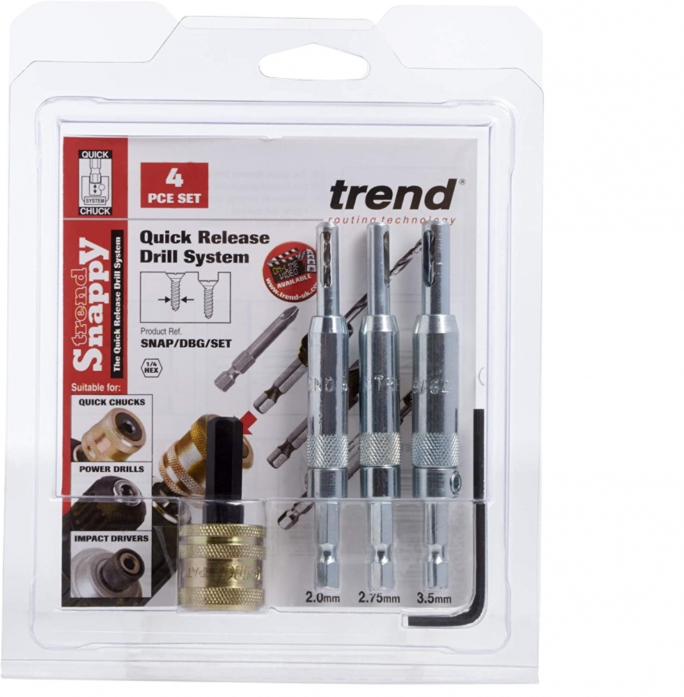Snappy Drill Bit Guides 3 pcs Set - solmer.co.uk